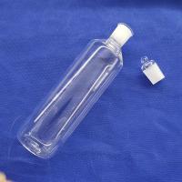 China Mouth Cylinder Quartz Reagent Bottle With Lid For Frozen Liquid Amber for sale