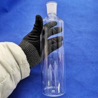 China Mouth Cylinder Quartz Reagent Bottle With Lid For Frozen Liquid Amber for sale