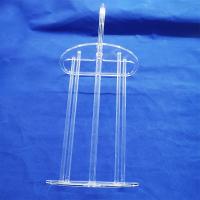 China Slotted Wafer Carrier Quartz Glass Boat for sale