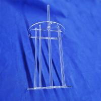 China Slotted Wafer Carrier Quartz Glass Boat for sale