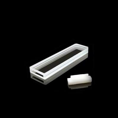 China Transparent UV Quartz Cuvettes For Spectrometer Spectral Range : 190-2500 for sale