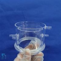 China OEM/ODM Capability High Purity Clear Quartz Tube With Flange For Laboratory Vacuum Furnace ISO 9001 for sale
