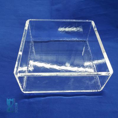 China Factory Made High Temperature Resistant Corrosion Resistant Customizable Quartz Glass crucible for sale