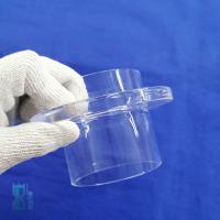 China Fused Silica Quartz Glass Flange Ring Sio2 Translucent Frosted for sale