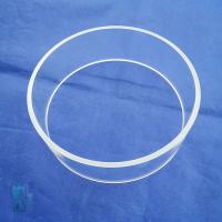 China High-temperature Resistant 1100℃ Quartz Flange Tube with 99.99% SiO2 Purity and Corrosion Resistance for sale