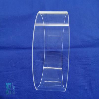 China High-temperature Resistant 1100℃ Quartz Flange Tube with 99.99% SiO2 Purity and Corrosion Resistance for sale