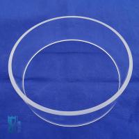 China High-temperature Resistant 1100℃ Quartz Flange Tube with 99.99% SiO2 Purity and Corrosion Resistance for sale