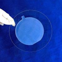 China Uv Optical Quartz Glass Crystal Plate Transparent Thin 100mm for sale