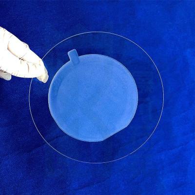China Uv Optical Quartz Glass Crystal Plate Transparent Thin 100mm for sale