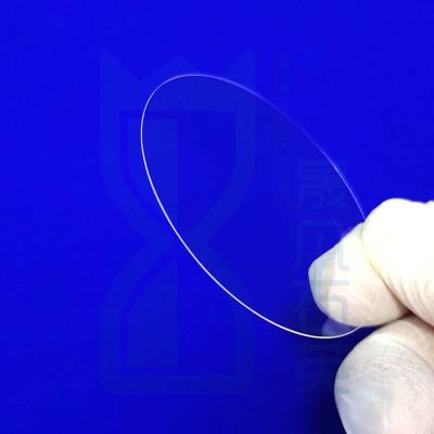China Custom High Purity Fused Silica  High Resistant Quartz Glass Disc For View Window for sale