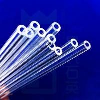 China Transparent Heat Resistant Silica Quartz Glass Tube Large Diameter Morse 6.5 for sale