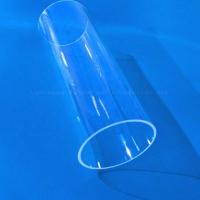 China Transparent Heat Resistant Silica Quartz Glass Tube Large Diameter Morse 6.5 for sale