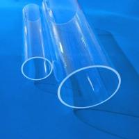 China Transparent Heat Resistant Silica Quartz Glass Tube Large Diameter Morse 6.5 for sale