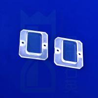 China Opaque Wafer Fused Quartz Plate With Hole High Density 100mm for sale