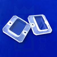 China Opaque Wafer Fused Quartz Plate With Hole High Density 100mm for sale