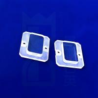 China Opaque Wafer Fused Quartz Plate With Hole High Density 100mm for sale