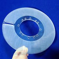China Opaque Wafer Fused Quartz Plate With Hole High Density 100mm for sale