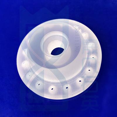 China High Quality Polished Quartz Glass Tube Quartz Tube With Flange End for sale