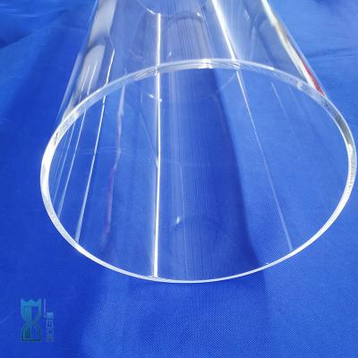 China Heat Resistant High Purity 99.99% Transparent Quartz Glass Tube for Industrial Applications for sale