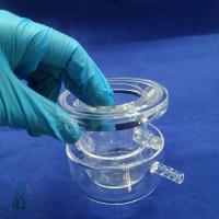China Custom Manufacturing Clear Quartz Glass Reactor For Lab for sale