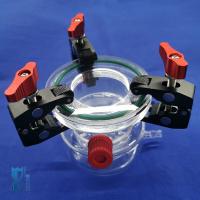 China Custom Manufacturing Clear Quartz Glass Reactor For Lab for sale