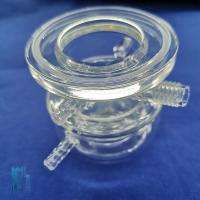 China Custom Manufacturing Clear Quartz Glass Reactor For Lab for sale