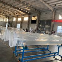China Manufacture Large Diameter High Temperature Resistant Corrosion Resistant Quartz Glass Tube for sale