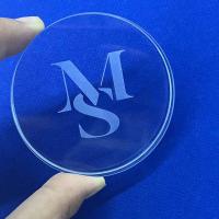 China Custom High Purity Fused Silica  High Resistant Quartz Glass Disc for sale