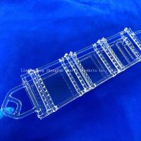China High Purity Fused Silica Quartz Boat High Temperature Resistant Quartz Boat for Tube Furnace Laboratory Sintering for sale