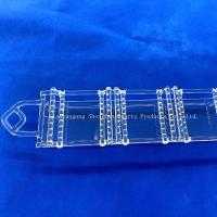 China High Purity Fused Silica Quartz Boat High Temperature Resistant Quartz Boat for Tube Furnace Laboratory Sintering for sale