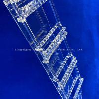 China High Purity Fused Silica Quartz Boat High Temperature Resistant Quartz Boat for Tube Furnace Laboratory Sintering for sale