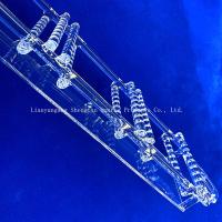 China High Purity Fused Silica Quartz Boat High Temperature Resistant Quartz Boat for Tube Furnace Laboratory Sintering for sale