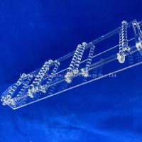 China High Purity Fused Silica Quartz Boat High Temperature Resistant Quartz Boat for Tube Furnace Laboratory Sintering for sale