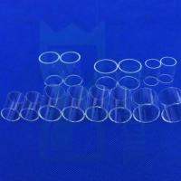 China Custom Large Diameter High Temperature Resistant quartz glass tube price for sale