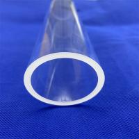 China Custom Large Diameter High Temperature Resistant quartz glass tube price for sale