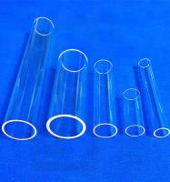China Custom Large Diameter High Temperature Resistant quartz glass tube price for sale