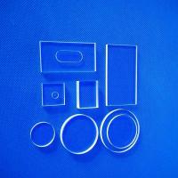 China Factory Custom Quartz Glass Sheet High Temperature Laser Perforated for sale
