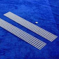 China Factory Custom Corrosion Resistant Transparent Perforated Quartz Sheet for sale