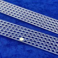 China Factory Custom Corrosion Resistant Transparent Perforated Quartz Sheet for sale