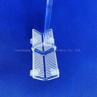China Quartz Instrument Semiconductor Insert Slotted Quartz Wafer Carrier Quartz Glass Boat for sale
