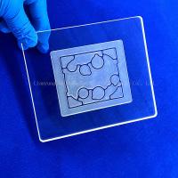 China Custom Made Deep Processing Opaque Transmittance UV Quartz Glass Plate for sale