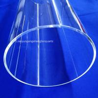 China Factory Custom High Temperature Resistant Large Diameter Quartz Tube for sale
