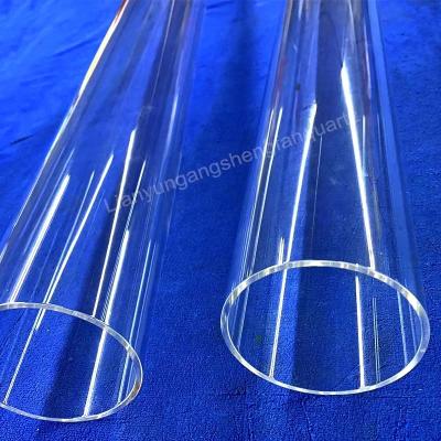 China Factory Custom High Temperature Resistant Large Diameter Quartz Tube for sale
