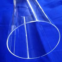 China Factory Custom High Temperature Resistant Large Diameter Quartz Tube for sale