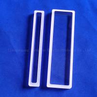 China Factory Custom High Temperature Resistant Transparent Step Quartz Sheet for sale