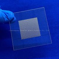 China Factory Custom Laser Perforated Ultra-thin Quartz Glass Sheet for sale