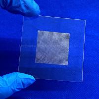 China Factory Custom Laser Perforated Ultra-thin Quartz Glass Sheet for sale