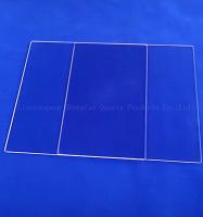 China UV High Light Transmission Corrosion Resistant Square Quartz Glass Sheet for sale