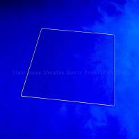 China UV High Light Transmission Corrosion Resistant Square Quartz Glass Sheet for sale