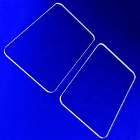 China UV High Light Transmission Corrosion Resistant Square Quartz Glass Sheet for sale